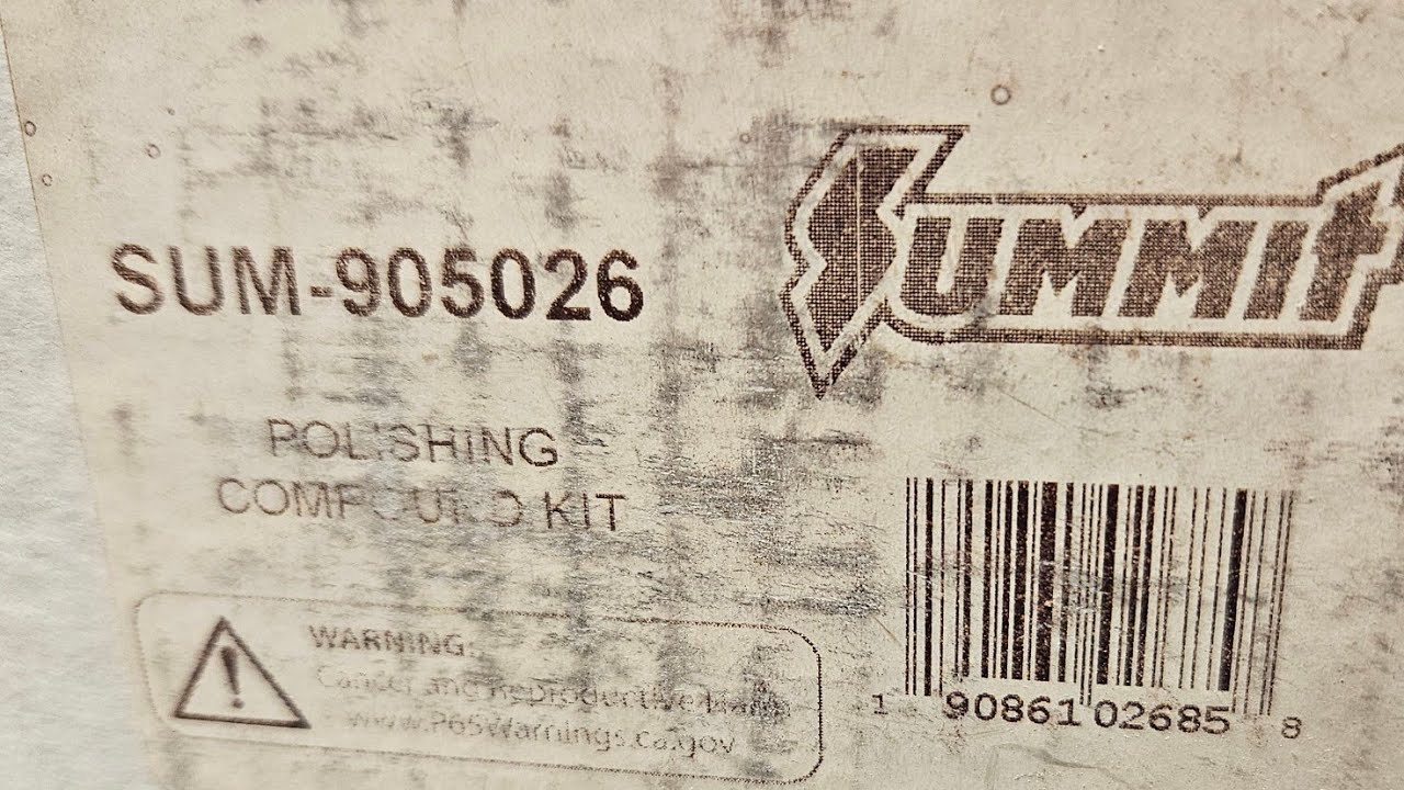 Review: Summit Racing Compound Polishing kit - YouTube