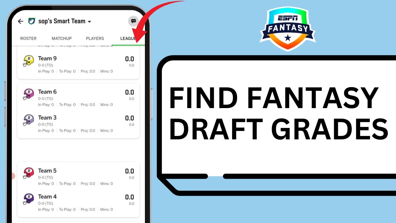 How to Find ESPN Fantasy Draft Grades in 2025 – Step by Step Guide ...
