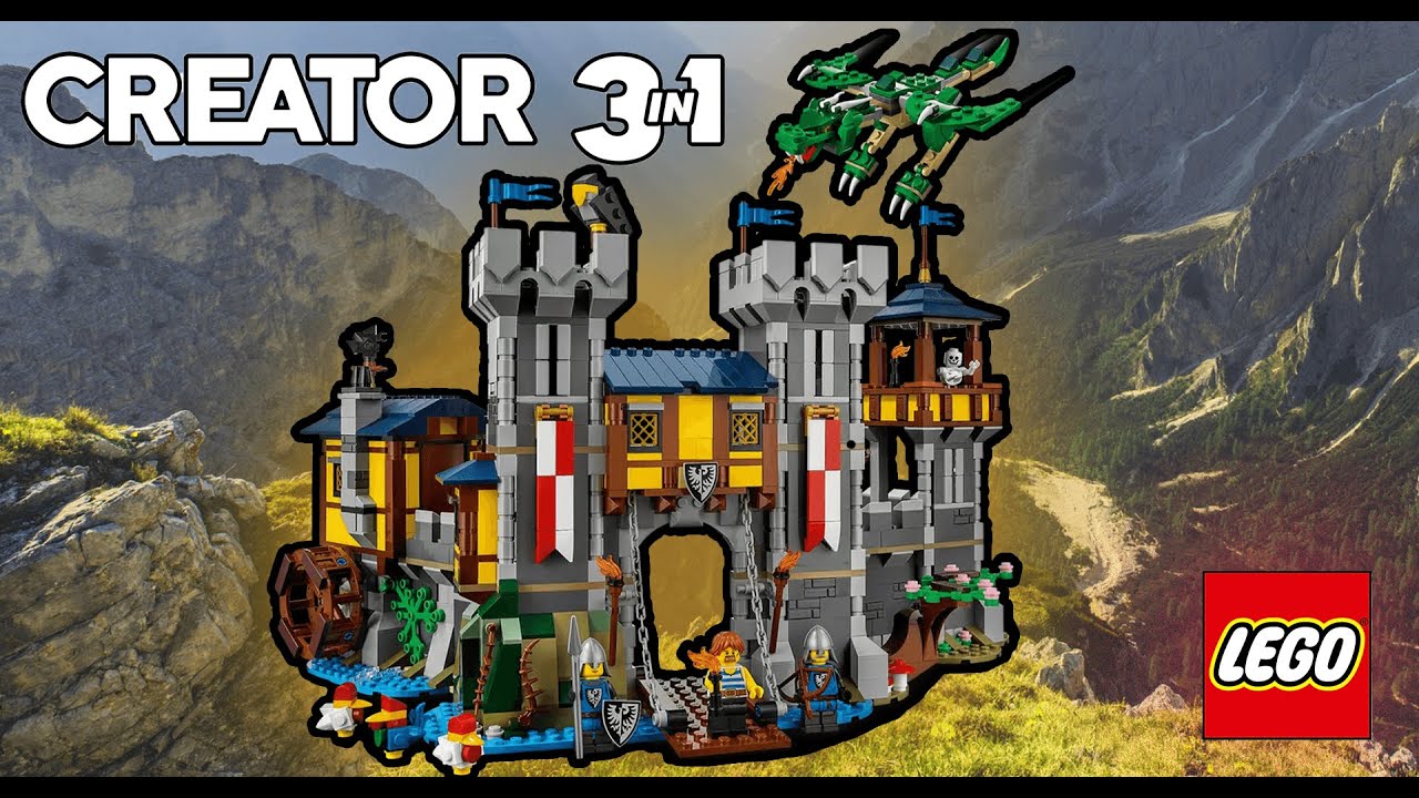 Lego Creator 3 in 1 Medieval Castle (31120) Speed Build Review - YouTube
