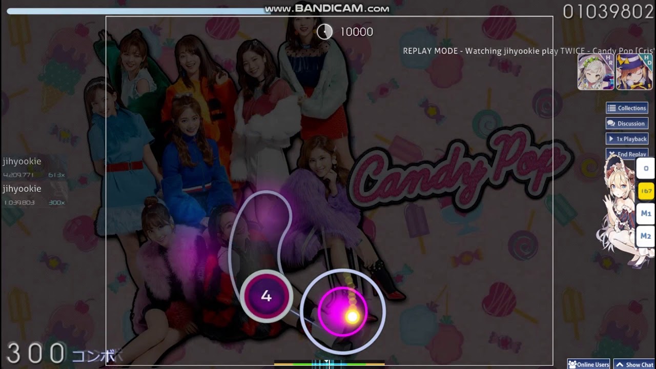 (OSU!) TWICE「Candy Pop」 - YouTube