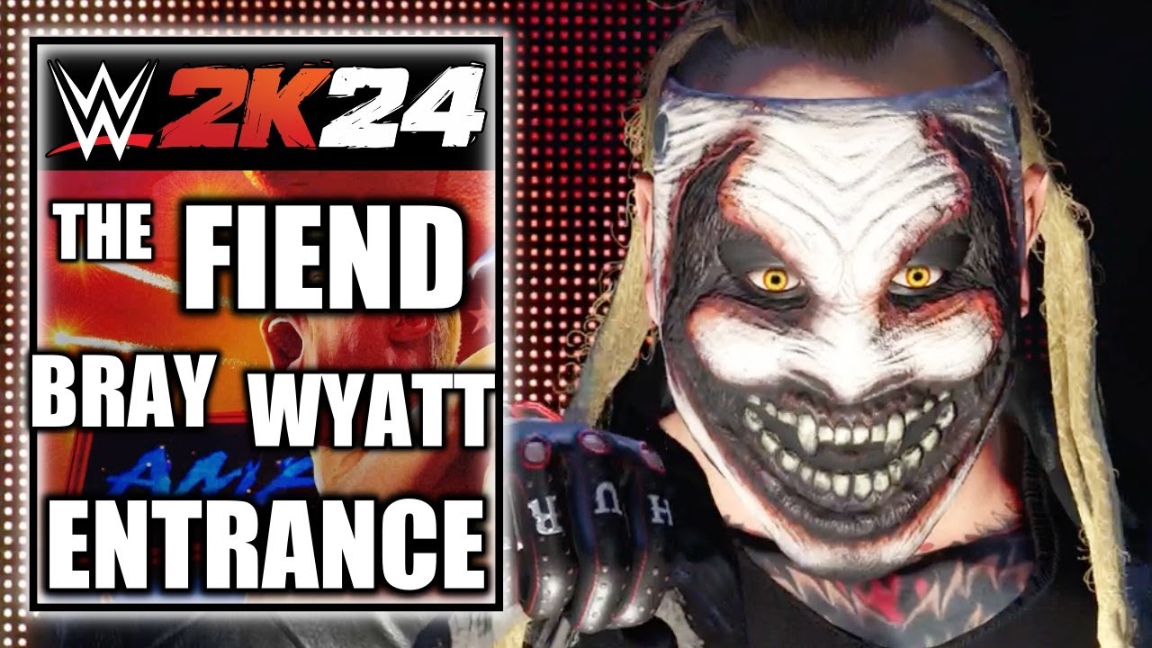 WWE 2K24 The Fiend Bray Wyatt Entrance Cinematic - YouTube