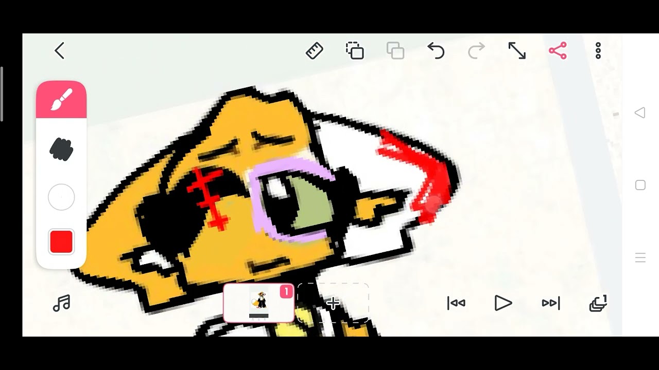 how to draw mika getting hurt - YouTube