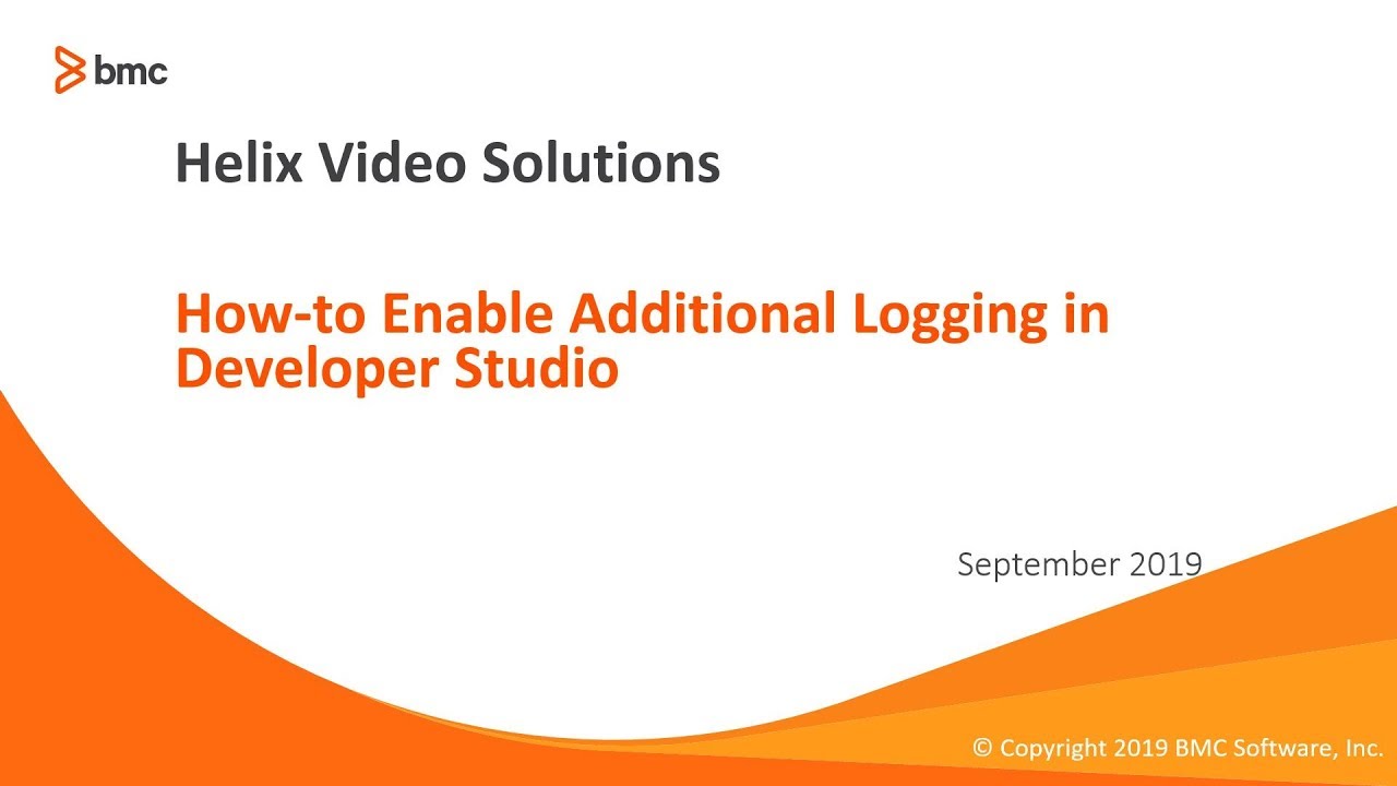 How to Enable Additional Logging in Developer Studio - YouTube