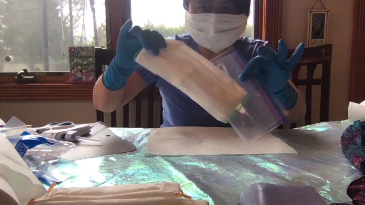 How to Make a Face Mask using a Glue Gun - YouTube