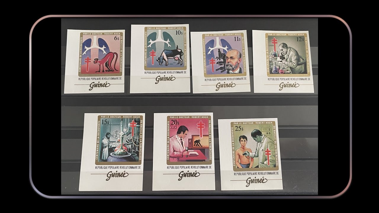 $?!guinea 1983 phases of research stamp imperfs ?Scarce! - YouTube