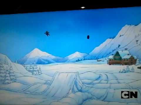 La bajada en nieve más graciosa del mundo