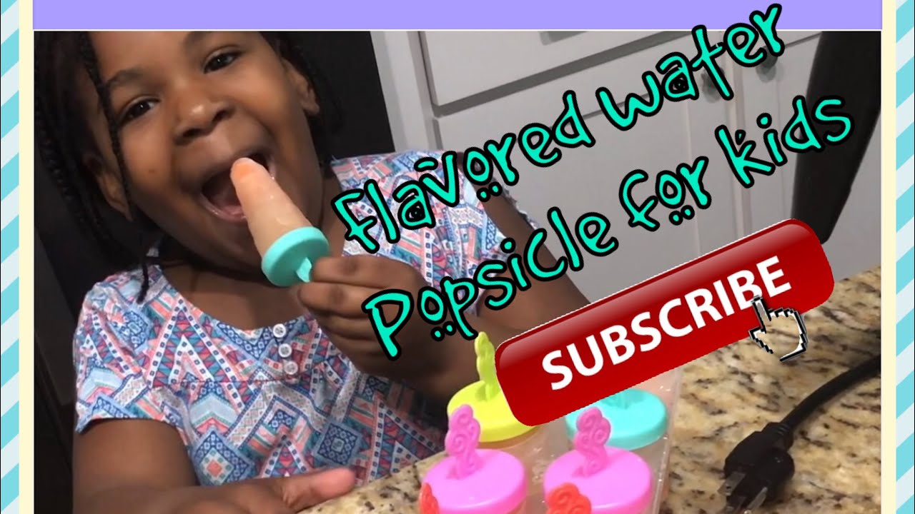 Flavored water popsicle - YouTube