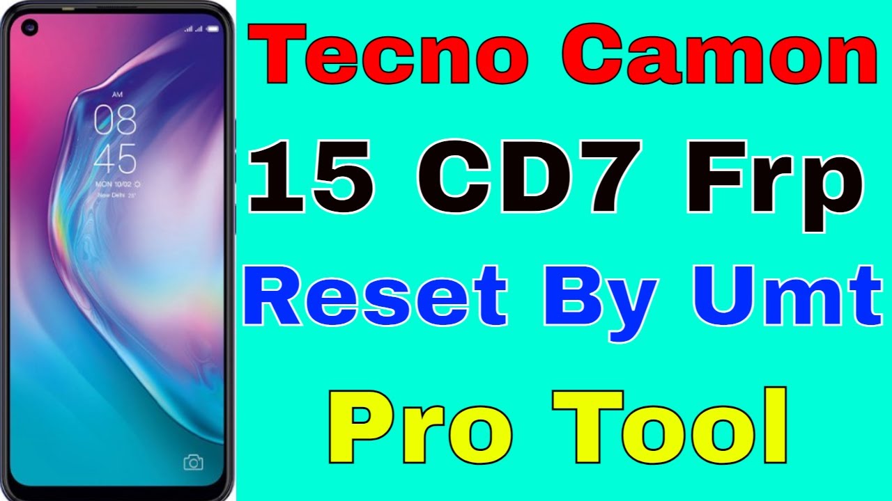 Tecno Camon 15 CD7 Frp Reset By Umt Pro Tool - YouTube