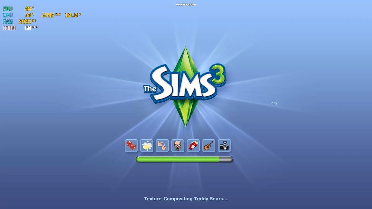 The Sims 3 Widescreen 1080p 50-60fps Maxed Settings intel UHD i3 1115G4 ...