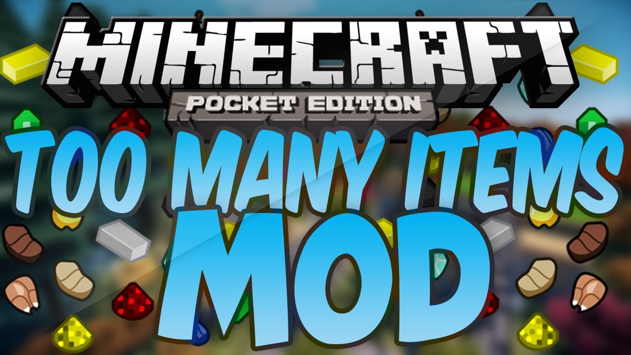Minecraft Pe 11.1 TooManyİtems Mod Nasıl Kurulur? - YouTube