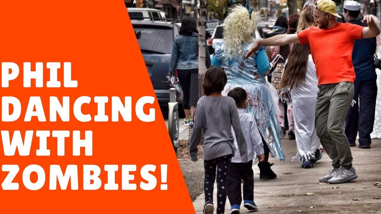 Phil dancing with Zombies! - YouTube