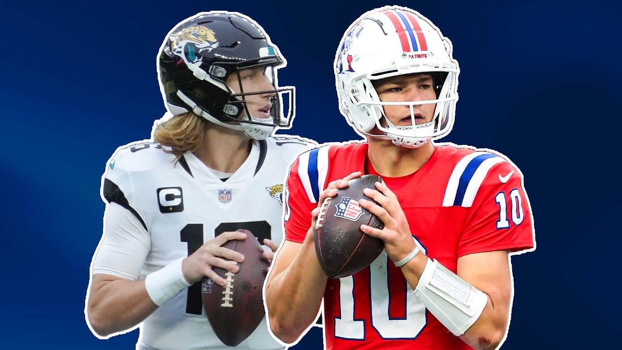 Previewing Drake Maye vs. Trevor Lawrence in London | Patriots vs ...