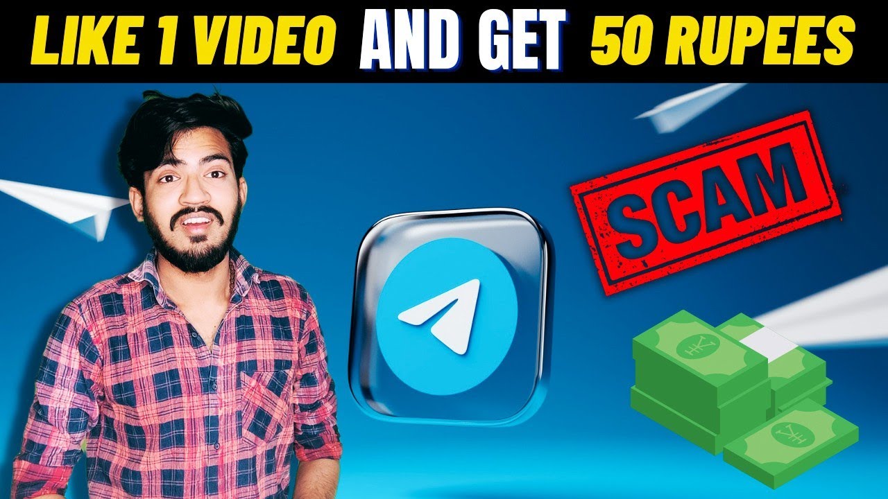 Telegram Video Like Scam | Like YouTube Video and get 50 Rupees ...