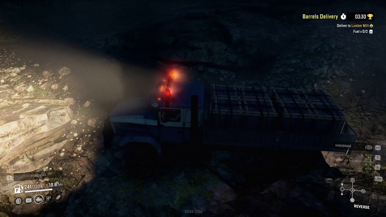 SnowRunner EP.167 - Drowned Lands Contest : Barrels Delivery - YouTube
