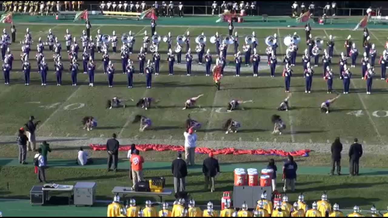 Morgan State University Marching Band halftime show 2014 - YouTube