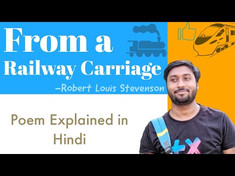 From a Railway Carriage poem explanation | Robert Louis Stevenson ...