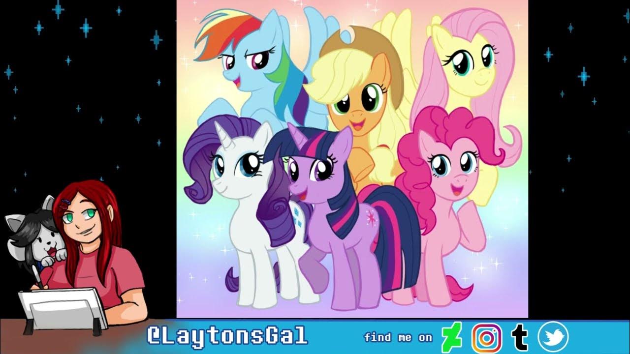 MLP Mane six 🦄🌈- Speedpaint 🎨🖌️ - YouTube