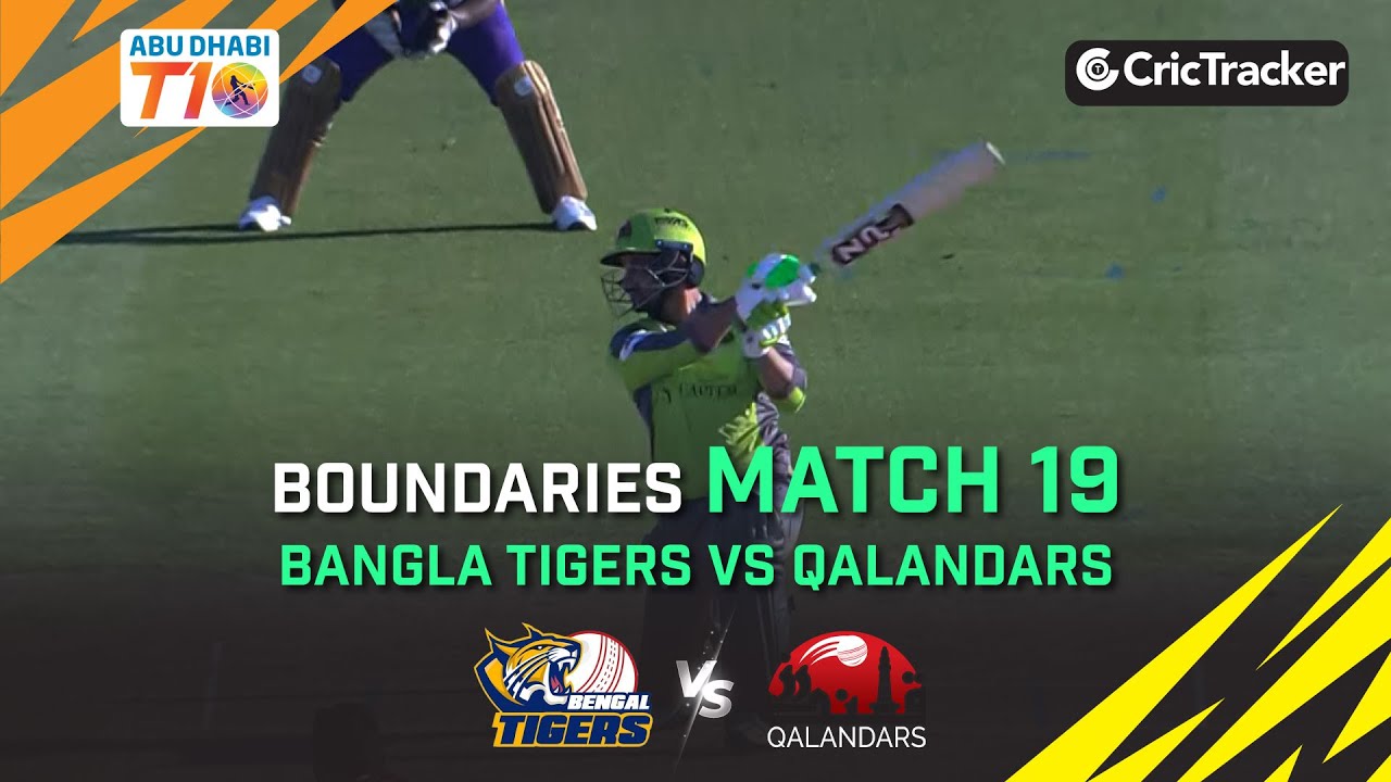 Abu Dhabi T10 League| Bangla Tigers vs Qalandars | Super Fours - YouTube