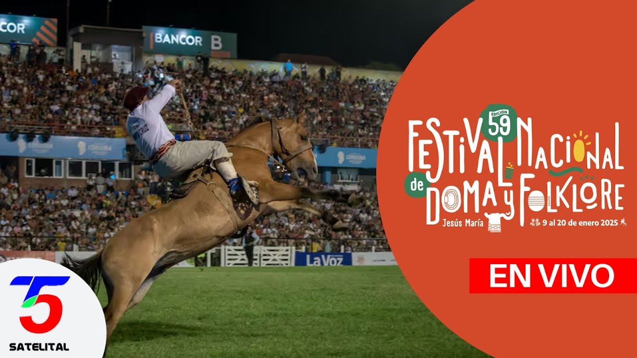 59° Festival Nacional de Doma y Folklore de Jesús María - Noche 2 - YouTube