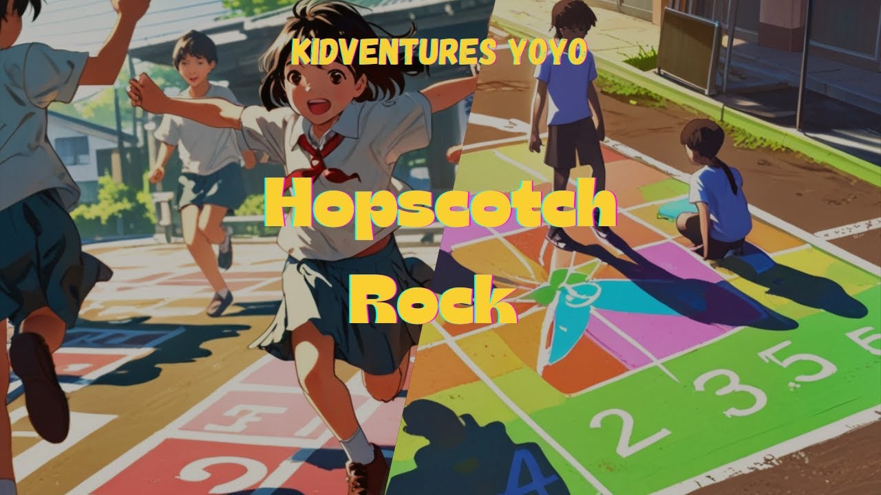 Hopscotch Rock | A fun song for kids | KidVentures YoYo - YouTube
