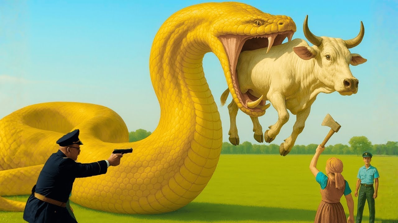 👉 “Giant Python Coils Around Cow — Seconds from Tragedy! - YouTube