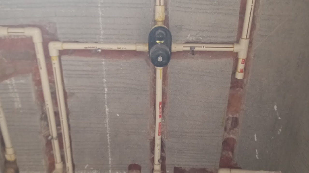 how to install bathroom map and fitting CPVC Water Line fitting ...