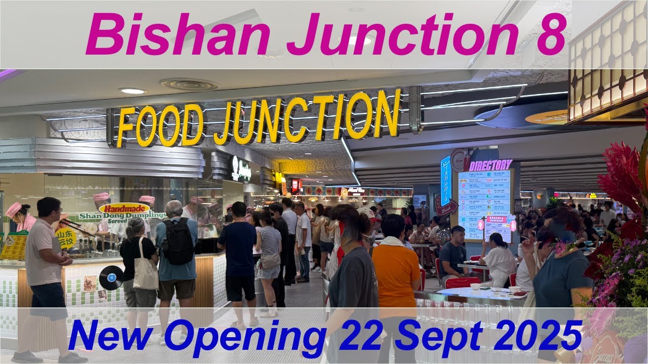 Bishan Junction 8 Newly Renovated Food Junction 22nd Sept 2025 - YouTube