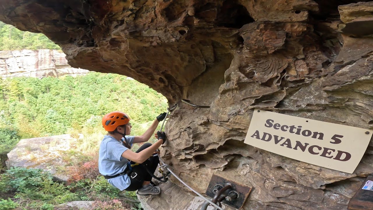 Via Ferrata Red River Gorge in Kentucky (Section 5-Advanced) (September ...