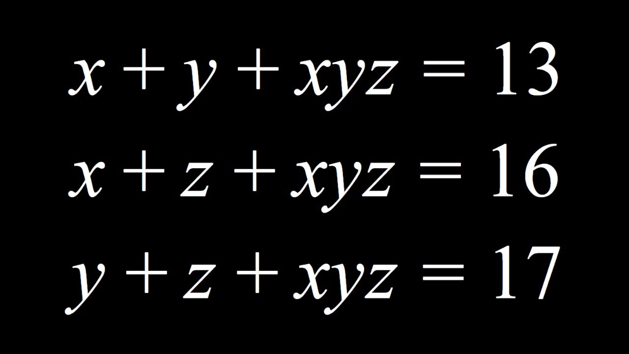 A Quick and Easy Polynomial System - YouTube
