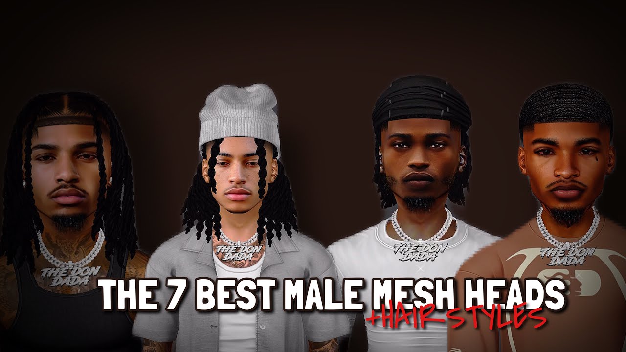 IMVU | THE BEST 7 MALE MESH HEADS + SKIN & HAIR ON IMVU 💇🏽👦🏽 #imvu ...