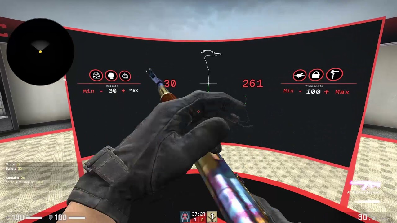 CSGO Train Like A Pro Part 2 :Target Practice And Recoil Control - YouTube