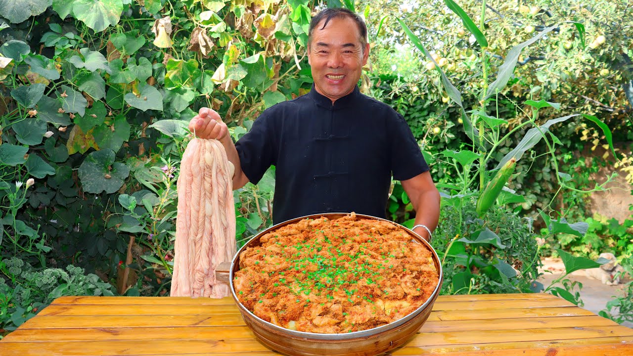 Asia Best Fatty Intestines Recipe You Have Never Seen, Steamed with ...