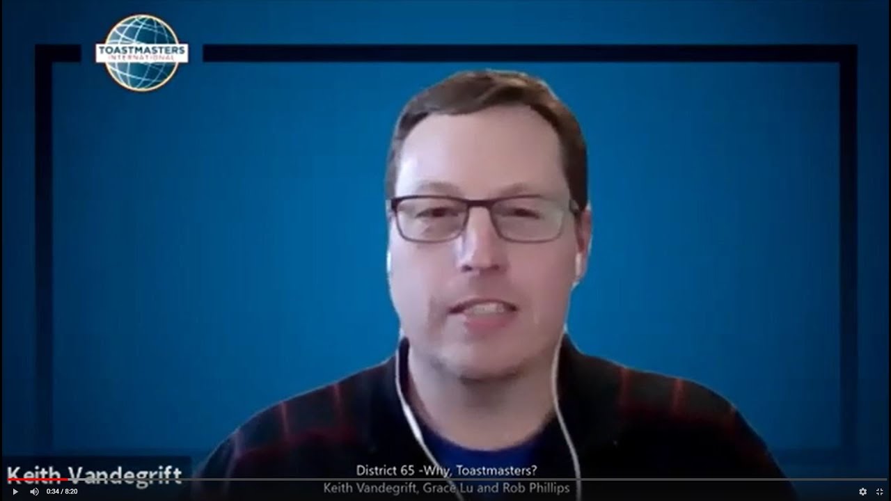 03-09-21 District 65 "Why, Toastmasters?" interview with Keith ...