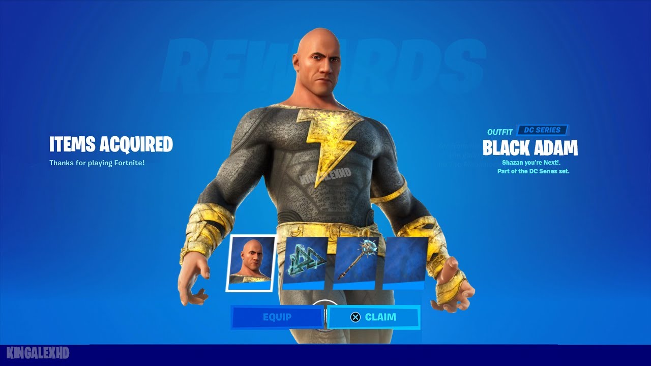 How To Get Black Adam Skin NOW FREE CODES In Fortnite! (Unlock Black ...