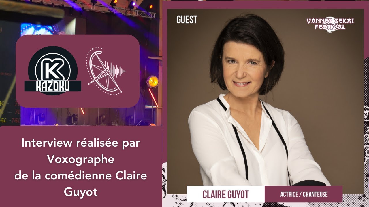 Interview de Claire Guyot au Vannes Sekaï Festival en octobre 2023 ...