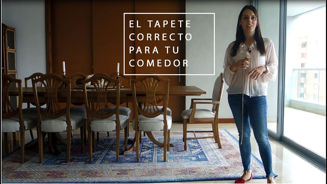 Tips MAKE IT HAPPEN: El tapete correcto para tu comedor - YouTube