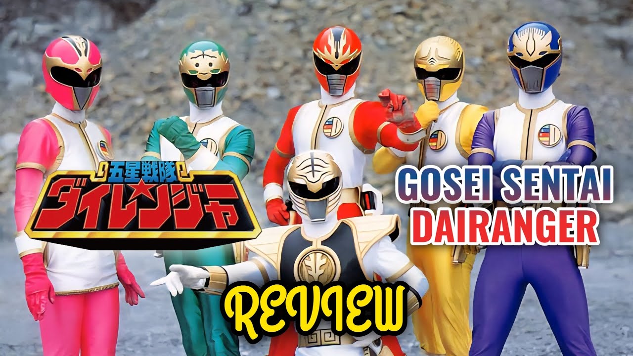 Gosei Sentai Dairanger (1993) REVIEW | Kiryoku Tenshin!! | 4K Subs ...