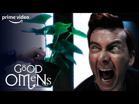 Crowley Versus His House Plants | Good Omens | Prime Video