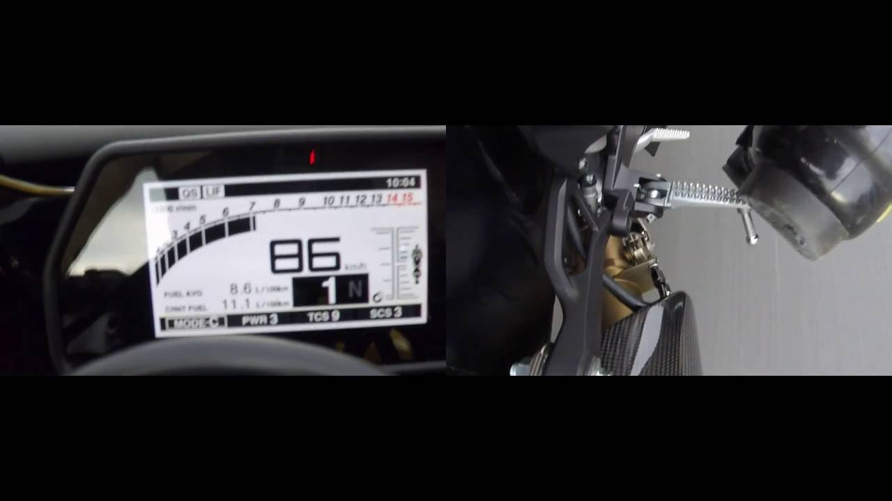 2016 Yamaha R1 Exup valve operating at "7,000" RPM - Splitscreen - YouTube