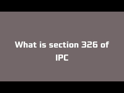 Hello every one chek out new concept section 326 of IPC - YouTube