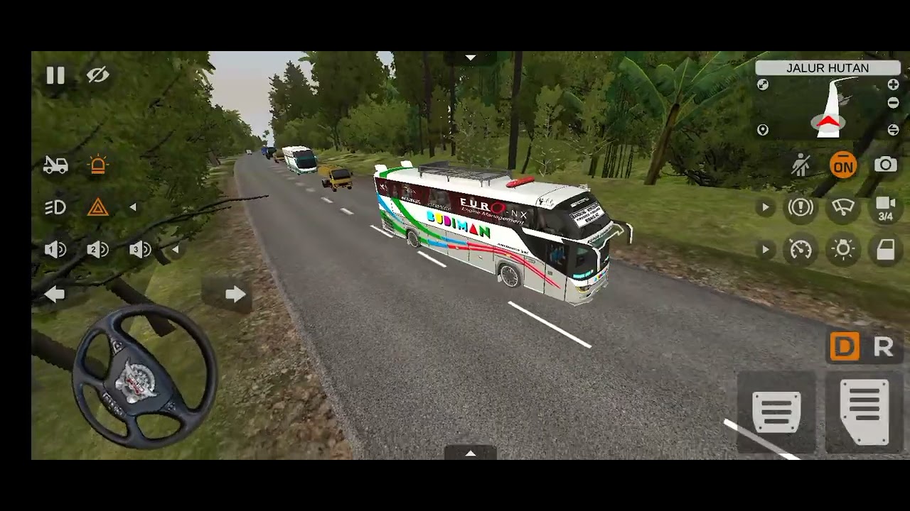 Bus livery budiman telolet basuri bussid simulator - YouTube