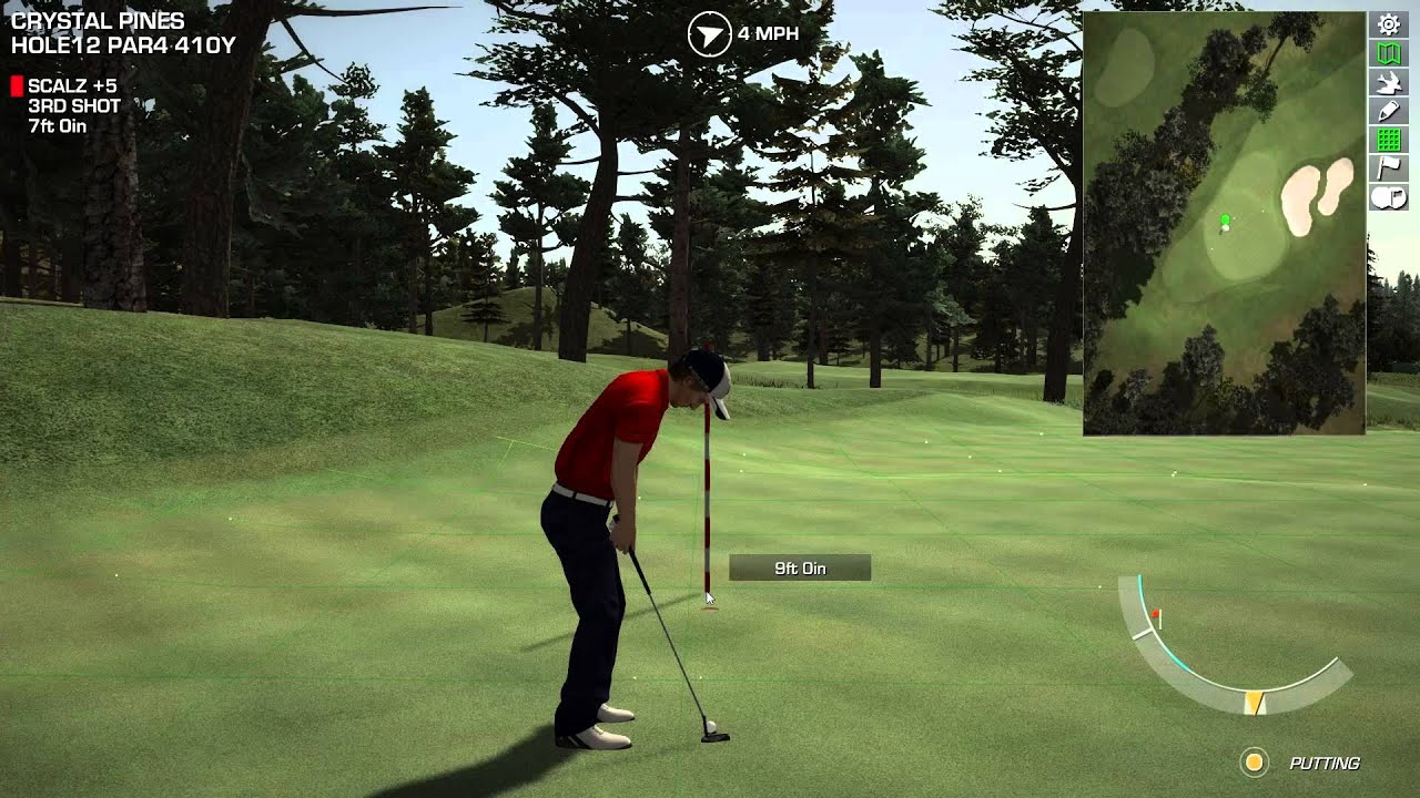 Perfect Golf Playthrough Part 1: Crystal Pines - YouTube