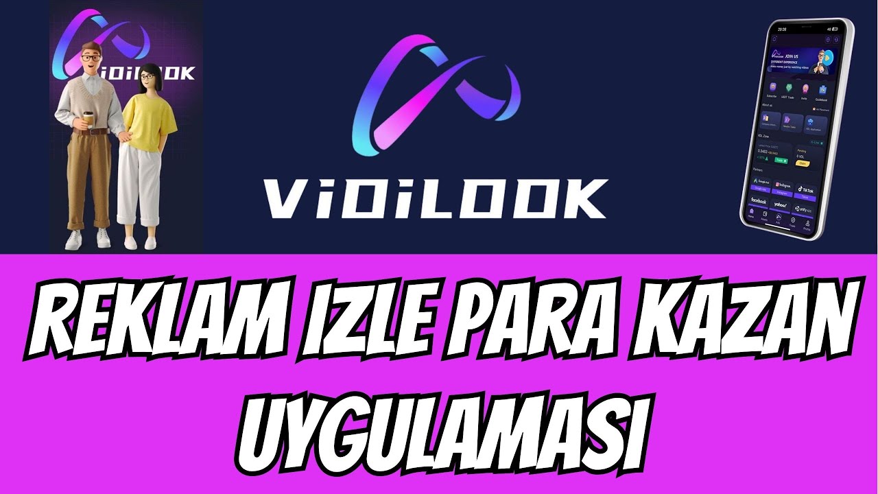 VİDİLOOK İLE REKLAM İZLE PARA KAZAN | 2 KATTAN 5 KATA KADAR KAZANÇ ...
