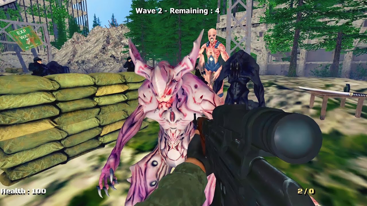 Zombie Monsters - Alien Waves - GamePlay Walkthrough - YouTube