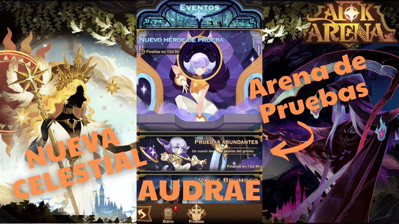 Audrae - Guia Pruebas Abundantes - Arena de Pruebas - AFK Arena - YouTube