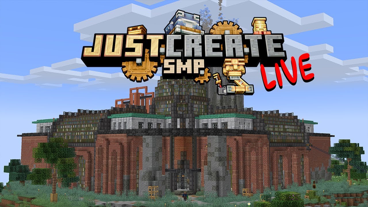 Just Create SMP VOD | Building The "Mall" - YouTube