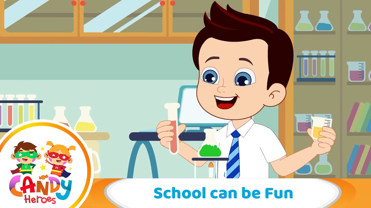 School Can Be Fun 🏫 | Happy Back to School Song for Kids by Candy ...