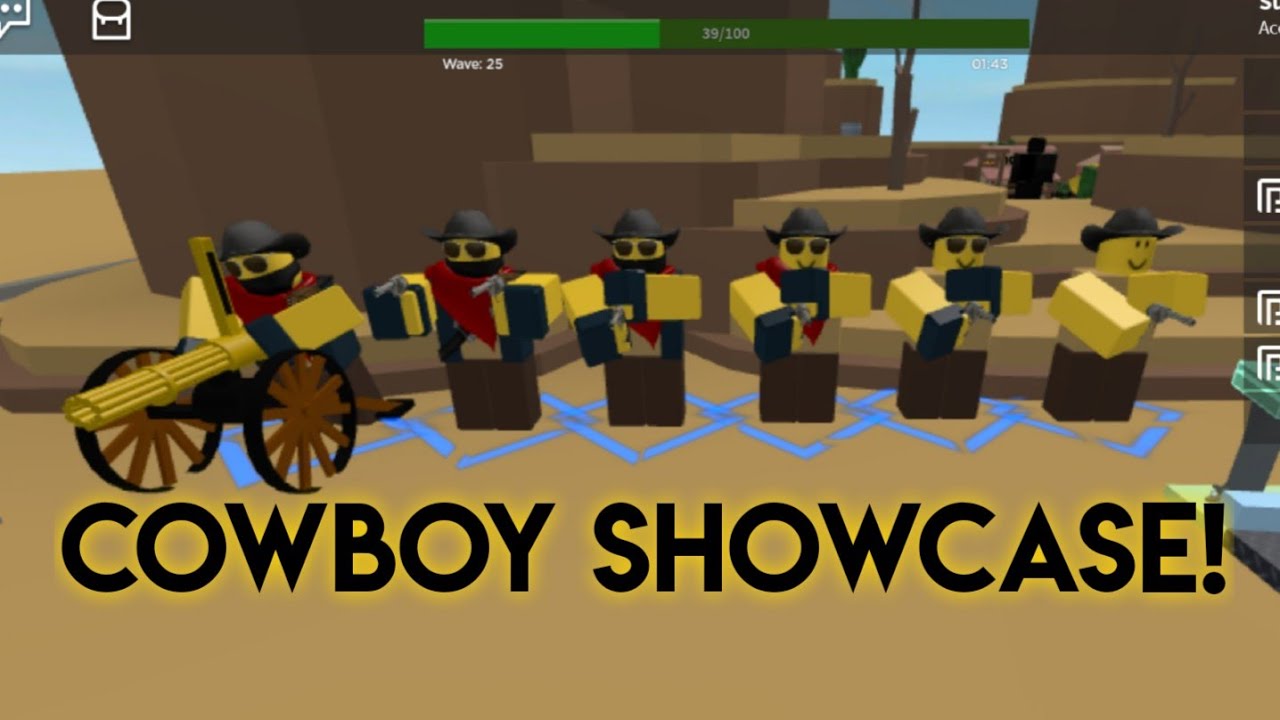 New Cowboy Tower Showcase! Stats and Abilities! (Retro TDS) - YouTube