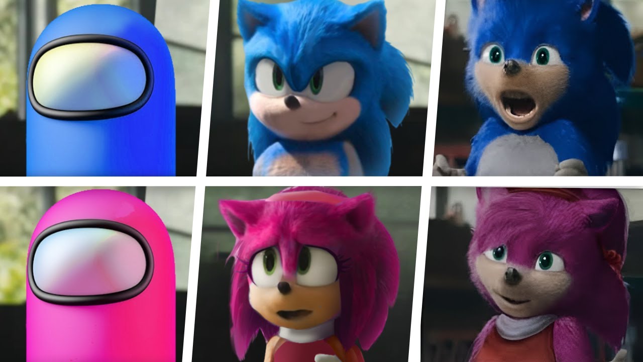 Sonic The Hedgehog Movie 3 Among Us Uh Meow All Designs Compilation ...