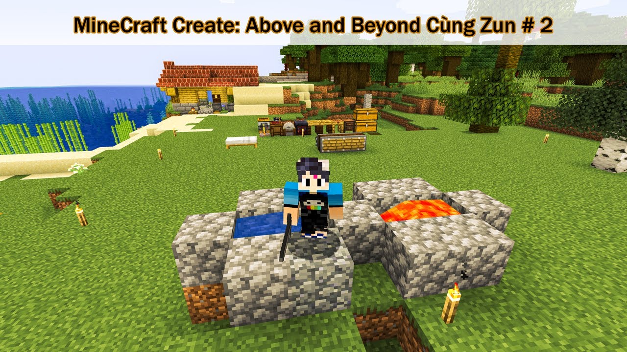 MineCraft Create: Above and Beyond Cùng Zun Tập 2 - YouTube